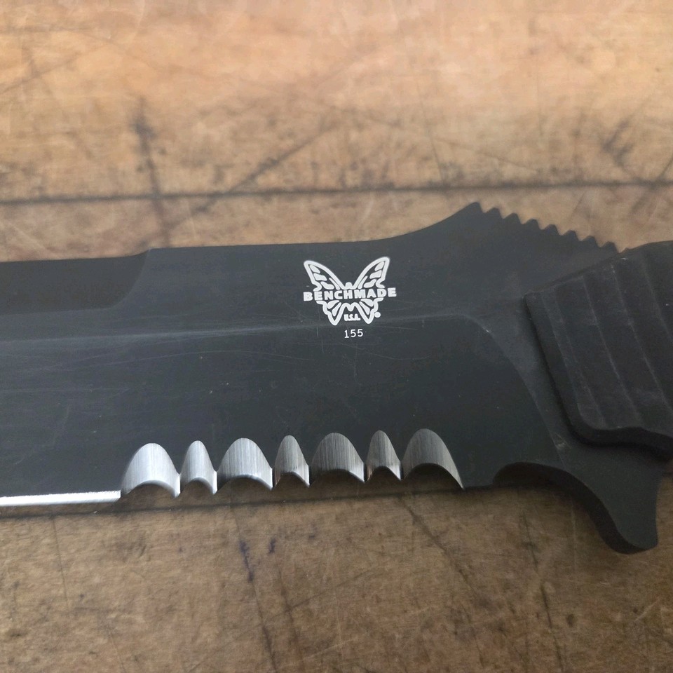 Benchmade 155 Presidio Fixed Blade W Sheath BM155SBK USA | eBay