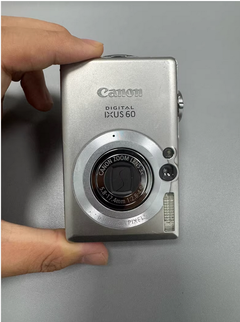 Canon IXUS 60 6.0MP 3X Optical Zoom CCD Digital Camera English language ...