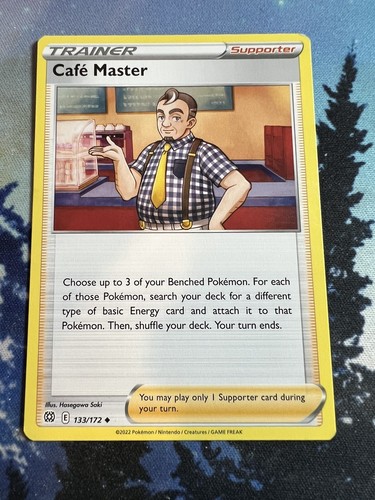 Pokémon TCG Cafe Master Sword & Shield: Brilliant Stars 133/172 Regular ...