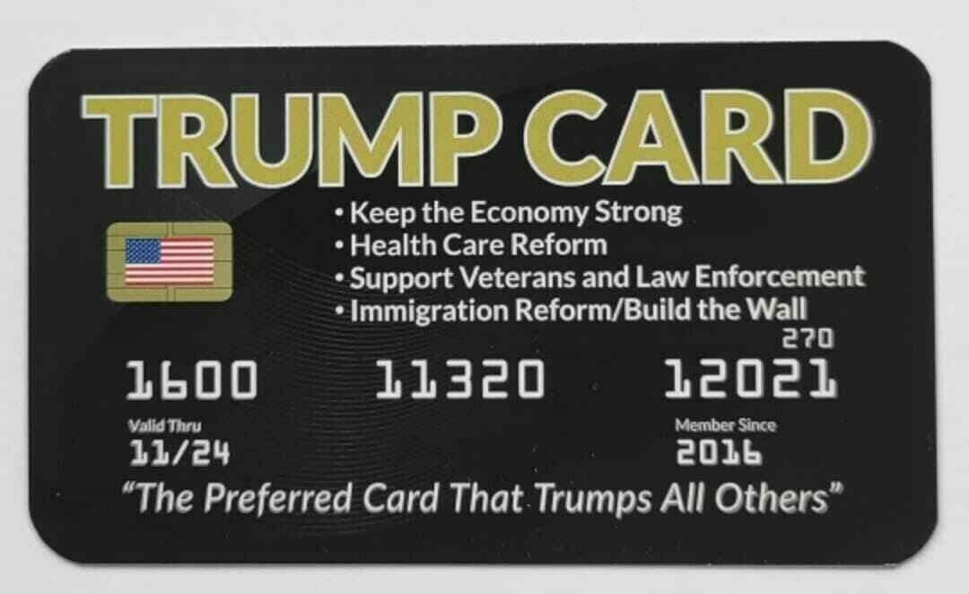 Trump For President 2020 Political Memorabilia (set of 50 Novelty cards ...