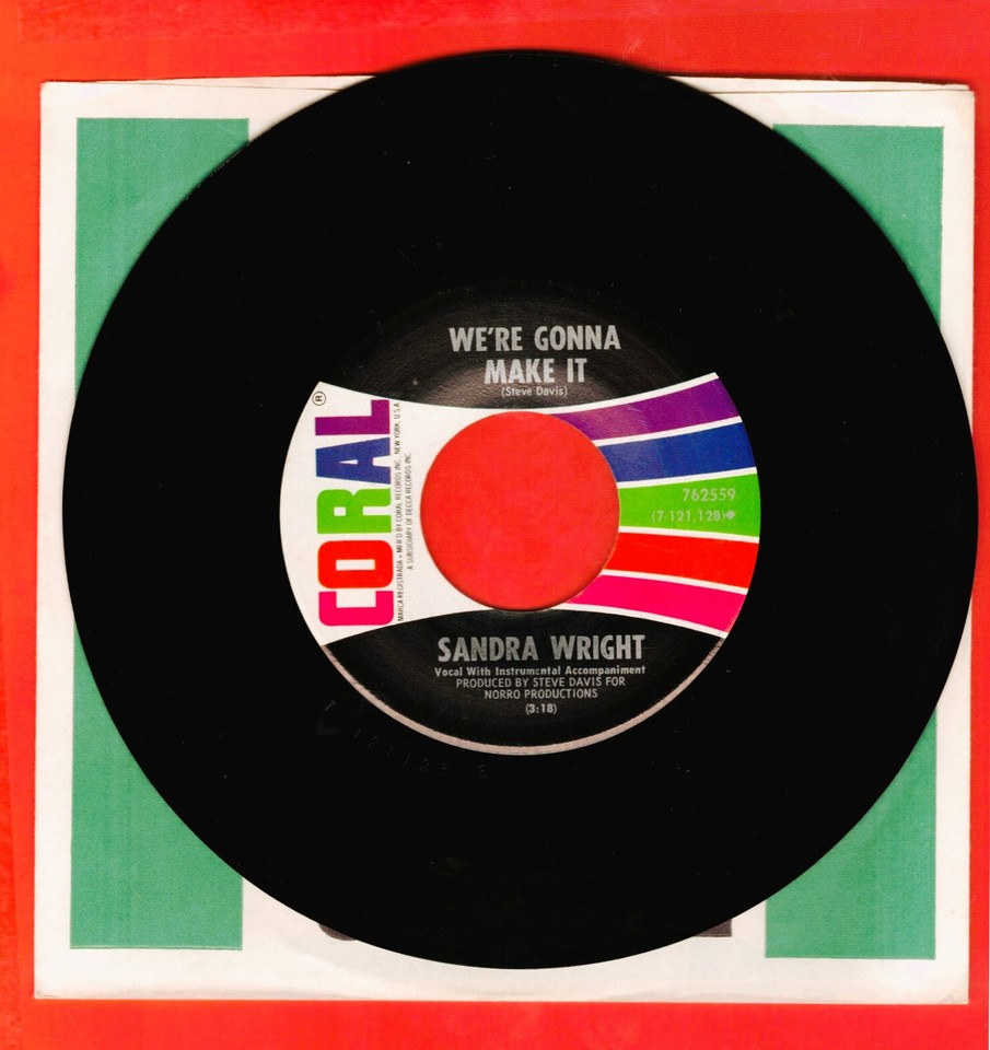 SANDRA WRIGHT GOTTA SEE MY BABY SOUL R&B 45 RPM RECORD | eBay