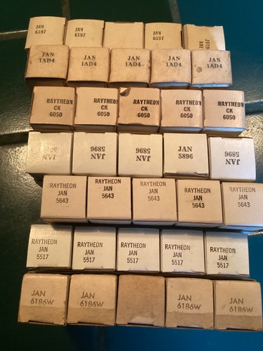 5642 5643 6197 6050 5896 5517 6186w 1AD4 tubes nos military 5pcs | eBay