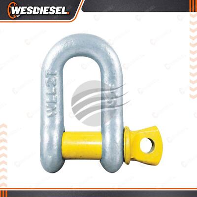 ARK Dee Shackle - 13mm 1/2 inch 2000Kg Rated Galvanised Finish Bulk ...