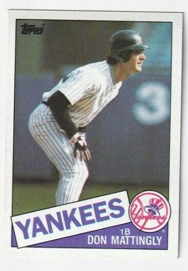 Don Mattingly 1985 Topps MLB Trading Card #665 Yankees | eBay