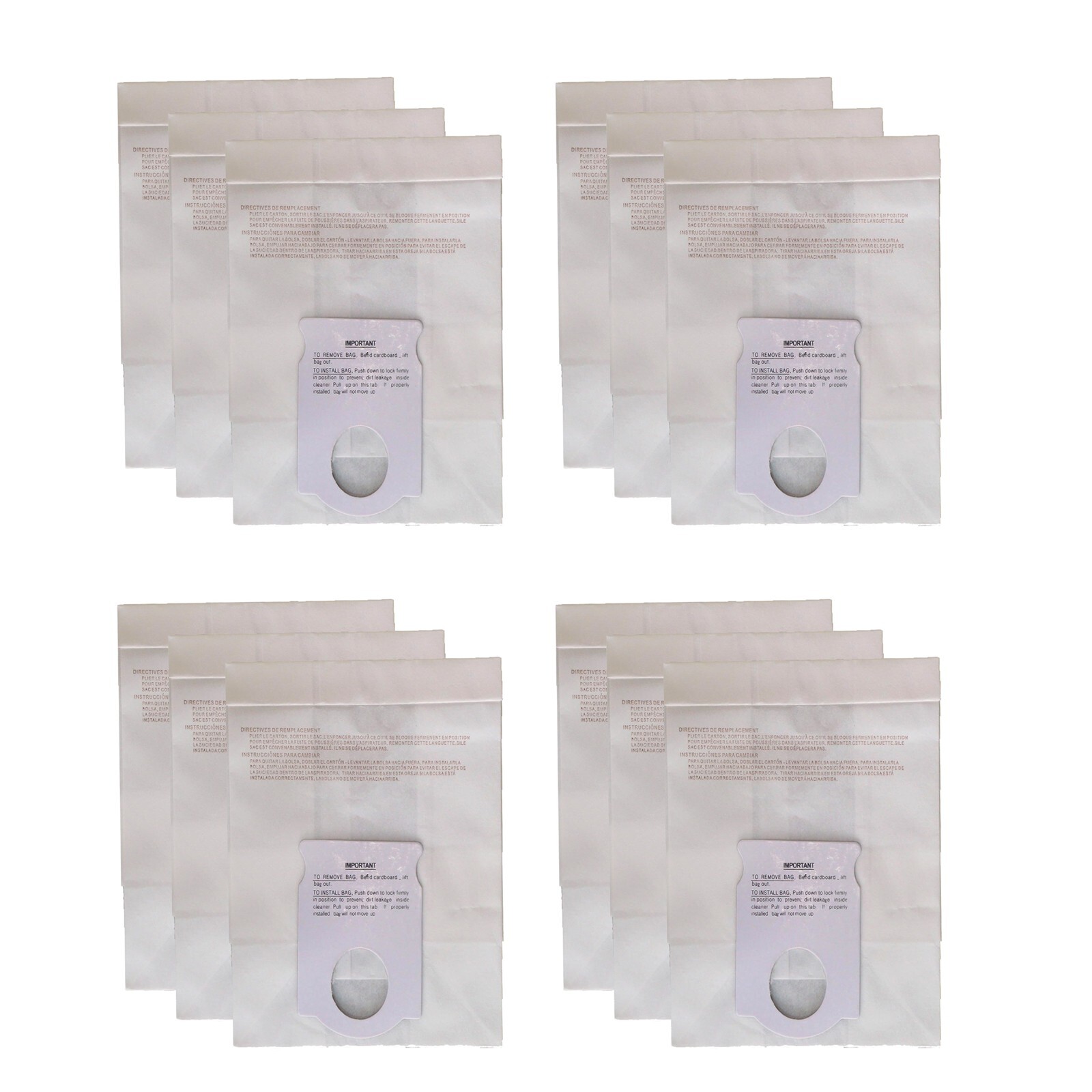 12 Fits For EnviroCare 115SW 5041 5045 20-5045 20-5041 Type H Vacuum ...
