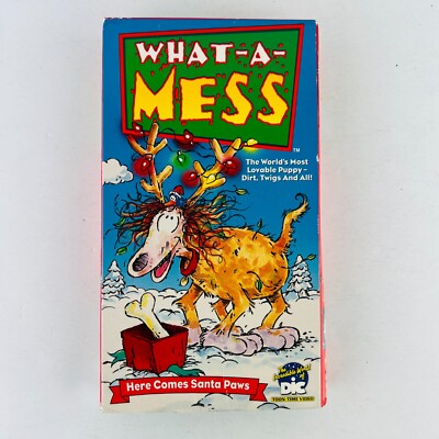What a Mess - Here Comes Santa Paws VHS Video Tape Movie | eBay