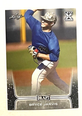 2020 LEAF DRAFT BRYCE JARVIS ARIZONA DIAMONDBACKS SILVER PARALLEL #14 ...