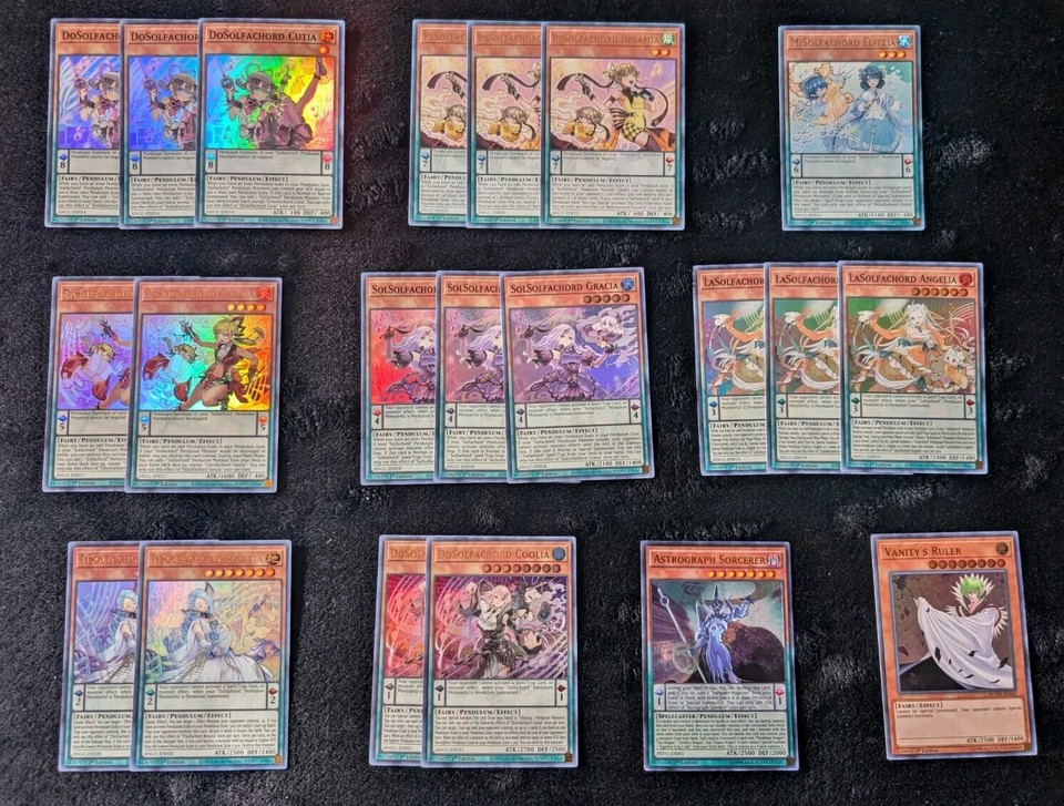 Yu-Gi-Oh! TCG Solfachord Complete Deck - Heavymetalfoes Electrumite ...