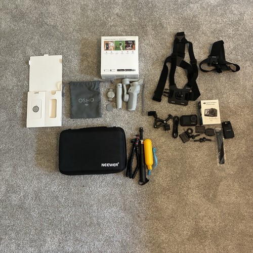 DJI Action 4 Camera And DJI OM 4 Gimble Bundle With Case Box And ...