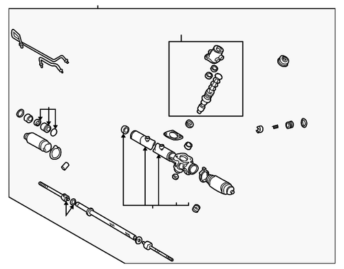 Genuine Toyota Rack and Pinion Assembly 44250-06131 | eBay