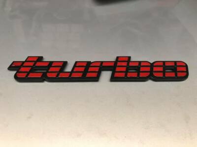 NEW HOLDEN VL TURBO BOOT BADGE RED | eBay Australia