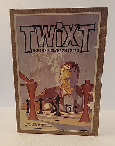 TWIXT Board Game Vintage 1962 3M Bookshelf Games Complete Strategy Of ...