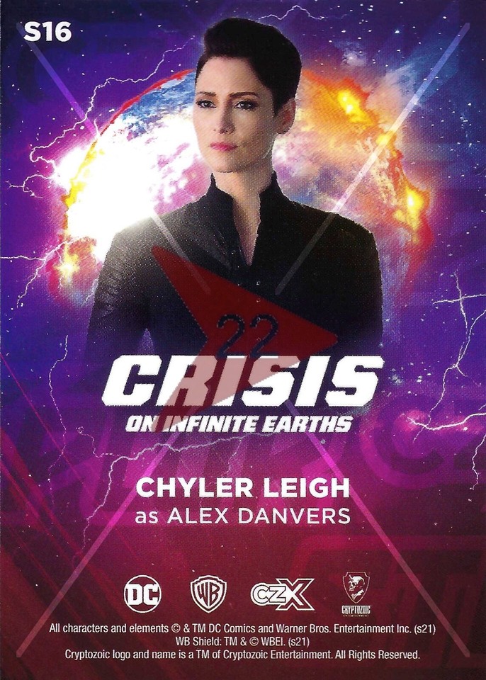 CZX Crisis on Infinite Earths STR PWR Red S16 Chyler Leigh as Alex ...