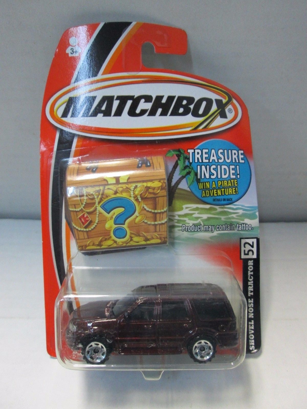 Matchbox Treasure Shovel Nose Tractor mispack error | eBay