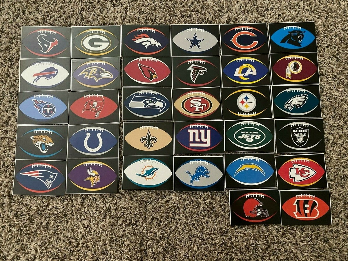 Nfl Football Logo Stickers Get Ready For Football Season!
