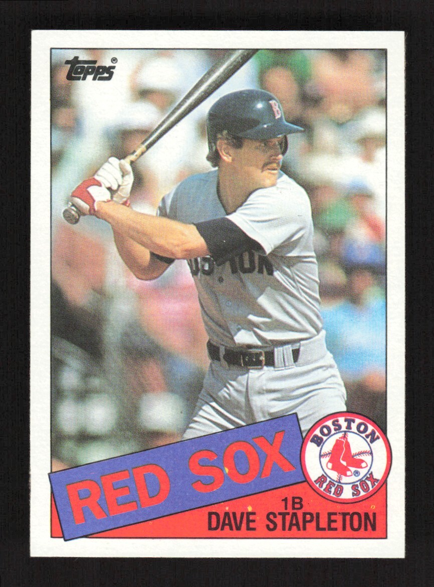 1985 Topps Dave Stapleton #322 Boston Red Sox | eBay