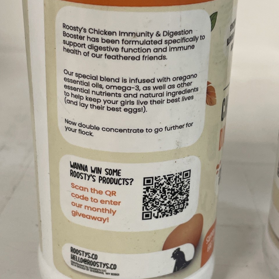 Roosty's Naturals Chicken Immunity & Digestion Booster Two Pack Exp6/28 ...