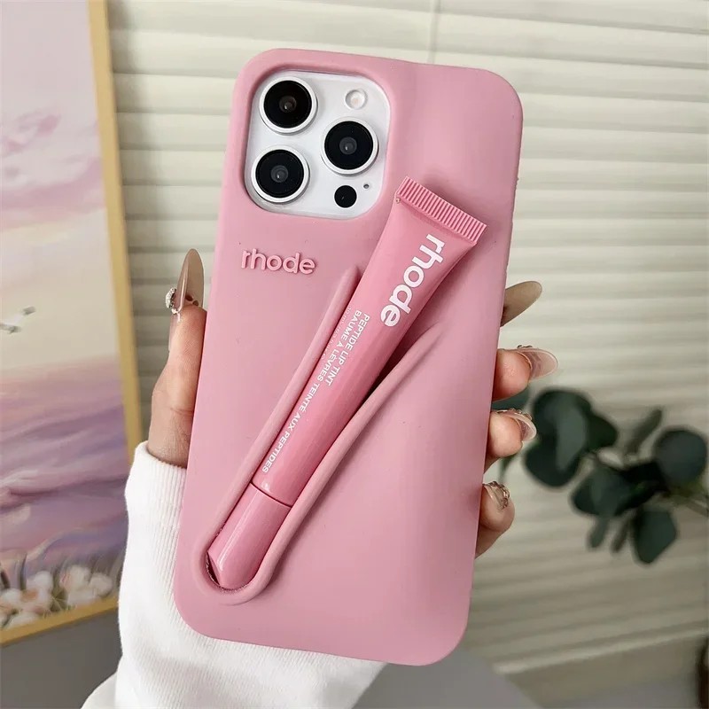 Rhode Lip Tint Phone Cases WITH Lipgloss Set IPhone 17 16 15 14 13 12 ...