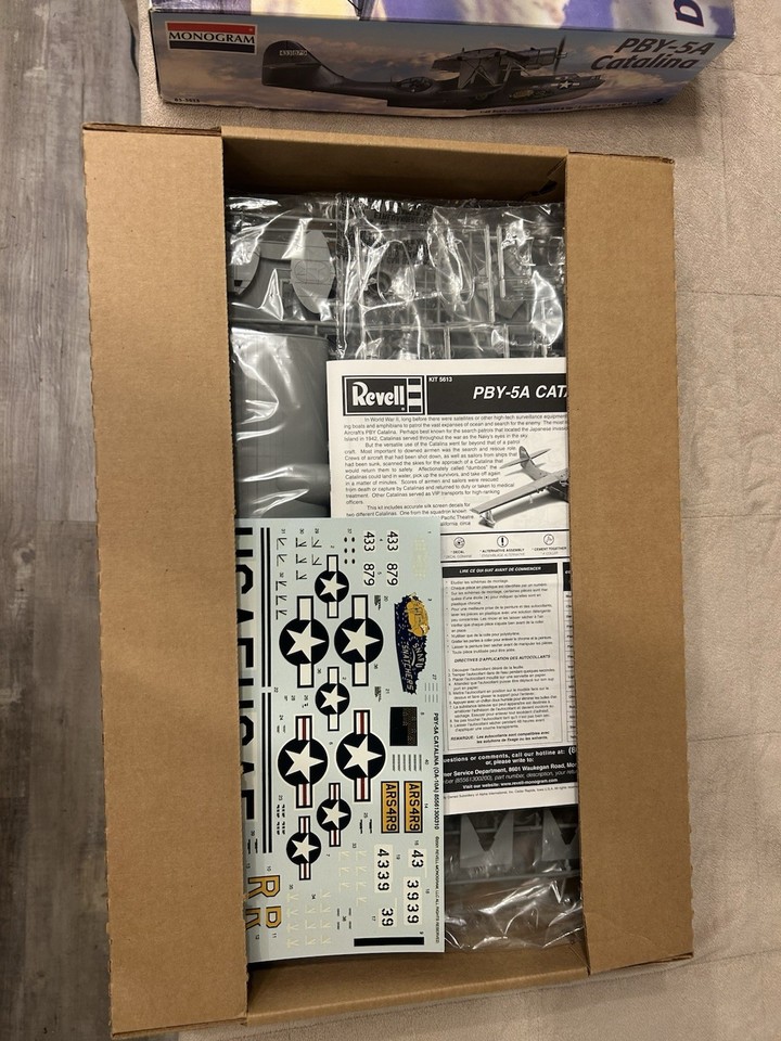 Monogram PBY-5A Catalina 1/48 Scale Model 85-5613 Skill Level 3 | eBay