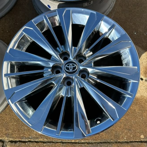 1x SINGLE OEM 20” Toyota Grand Highlander Factory OEM Chrome Clad Wheel ...