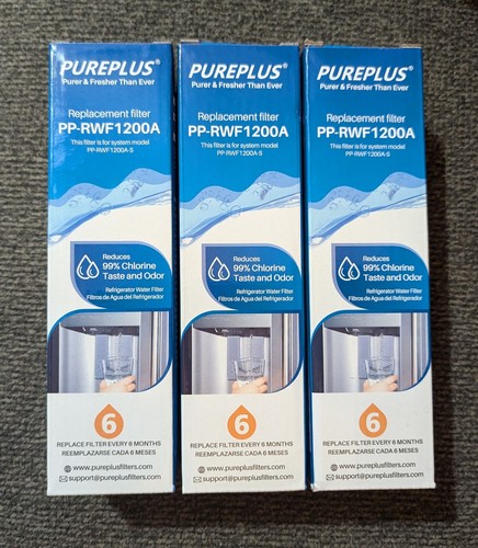 PurePlus PP-RWF1200A Refrigerator Water Filter Replace, Select NIB Lot ...