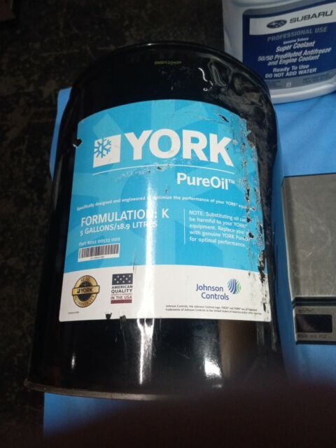 York Control 011 00533 000 Type K Oil - 5 Gal for sale online | eBay UK