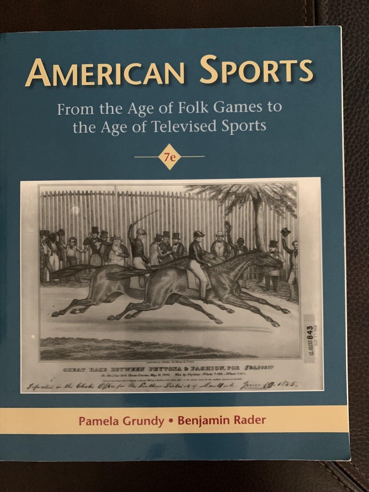 American Sports (7th Edition) by Rader, Benjamin G.|Grundy, Pamela ...