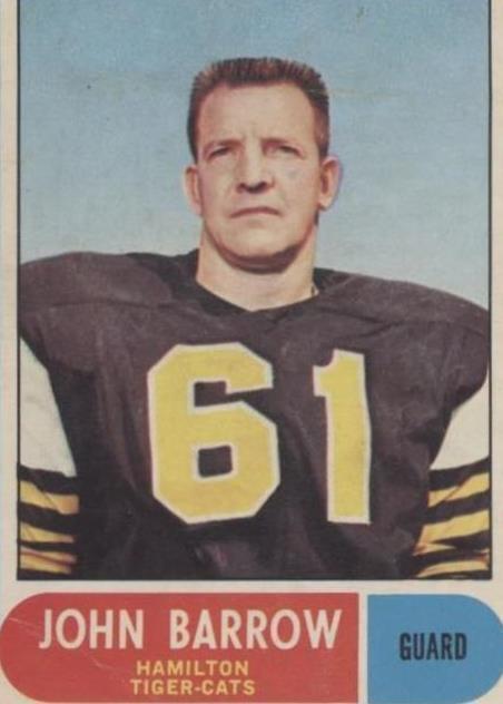 1968 O-Pee-Chee CFL - John Barrow #47 for sale online | eBay