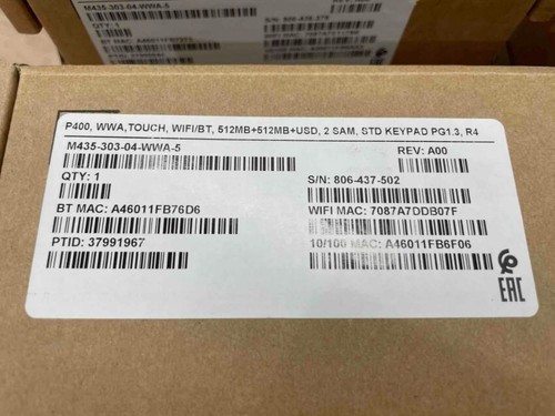 Verifone P400 Plus Credit Card Reader Payment Terminal M435-003-04-EUC ...