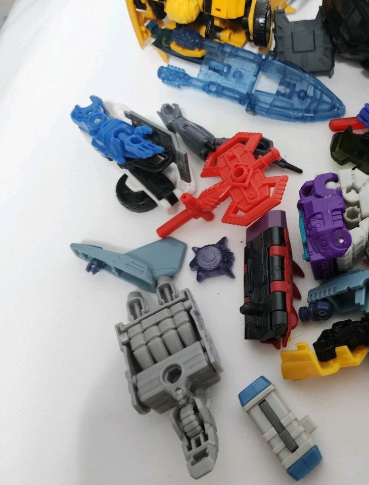 Lot Of Transformers Figures Incomplete Parts, Weapons, And Figures | eBay