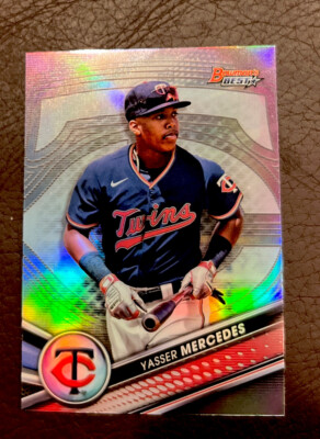 2022 Bowman’s Best YASSER MERCEDES *Top Prospects RC Refractor!* Twins ...