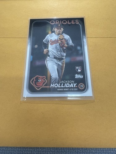 🔥 2024 Topps Update Series US-97 Jackson Holliday Orioles Rookie Debut ...