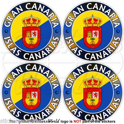 GRAN CANARIA, ISLAS CANARIAS Spain, Canary Islands 50mm Vinyl Stickers ...