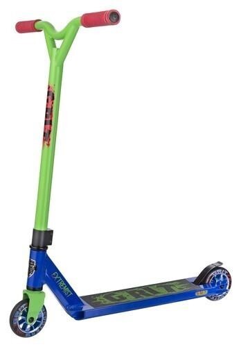 Grit Extremist Pro Stunt Scooter - Green Blue new in box package flawed ...