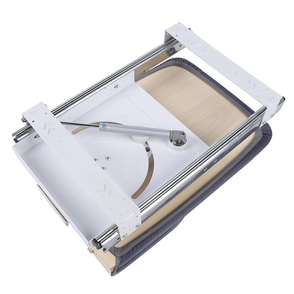 Gray 180 Rotation Retractable Ironing Board Closet Folding Pull-Out ...