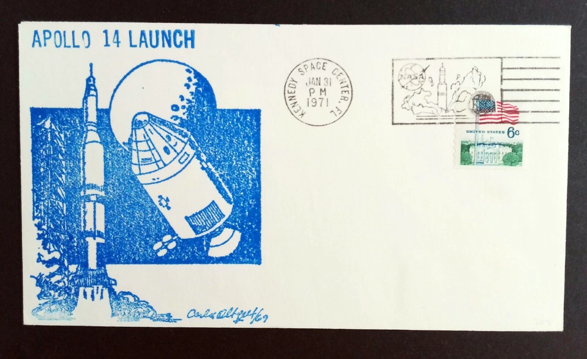 1971 Apollo 14 Spacecraft Drawing