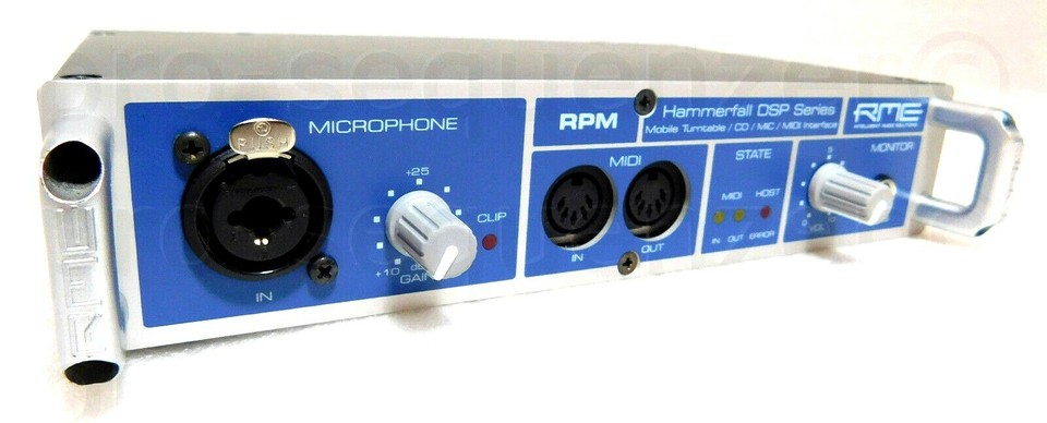 RME HDSP RPM DJ Audio Interface Hi-End mit QuadMic Preamp +Sehr Gut+ ...