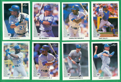 1990 LEAF SEATTLE MARINERS TEAM SET NM/MT RANDY JOHNSON MARTINEZ KEN ...