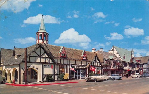 BANNER POSTCARDS COPENHAGEN DRIVE the MAIN STREET SOLVANG California | eBay