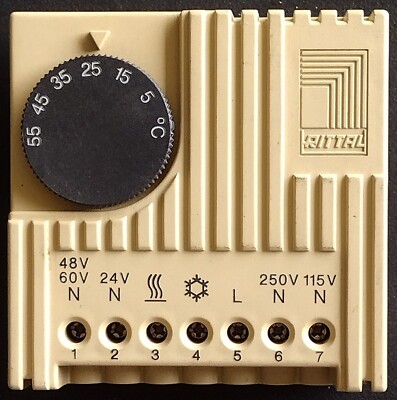 Rittal SK3110 Panel Temperature Control Switch, 5-60° C, 24,48 ...