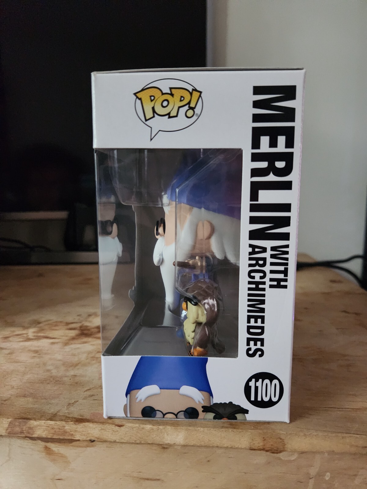 Funko Pop! Vinyl: Disney - Merlin with Archimedes #1100 for sale online ...