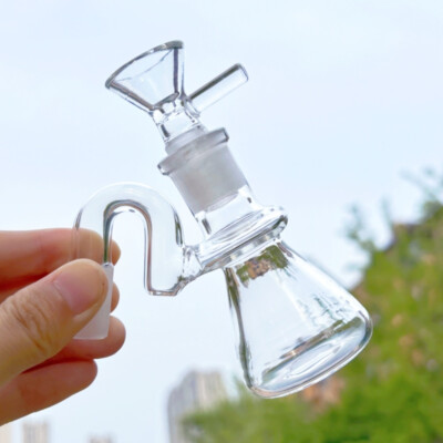 MINI 3" 14mm 45° Mini Dry Ash Catcher W/Bowl for Water Pipe Glass Bong ...