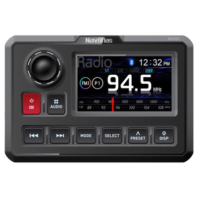 NavAtlas NA30C Radio Stereo Bluetooth USB Waterproof Digital Media ...