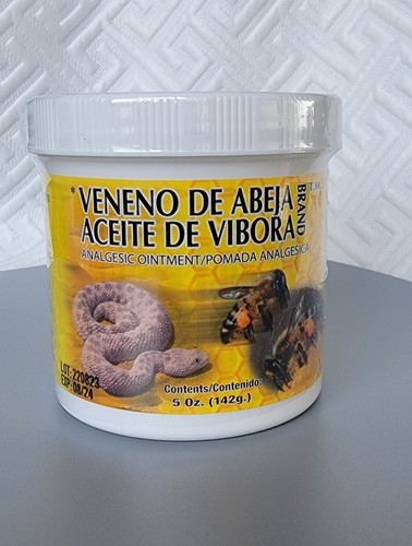 VENENO DE ABEJA ACEITE DE VIBORA Analgesic Ointment BON balm Pomada ...