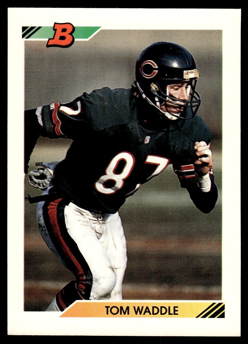 1992 Bowman Tom Waddle Chicago Bears #80 | eBay