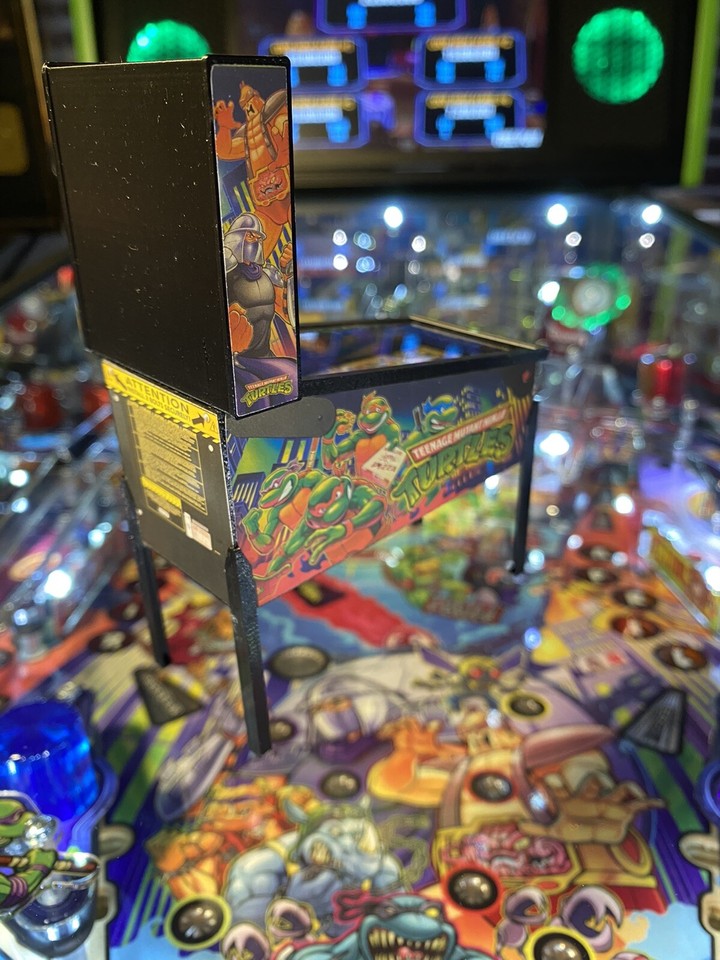 Replica Stern “Teenage Mutant Ninja Turtles” Pinball Machine 1:13 Scale ...