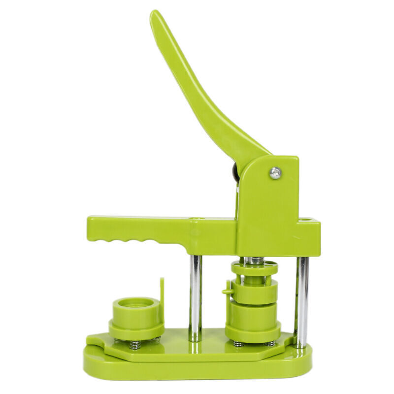 25mm Button Maker Machine + 100 Buttons Circle Cutter Bags Badge Maker ...