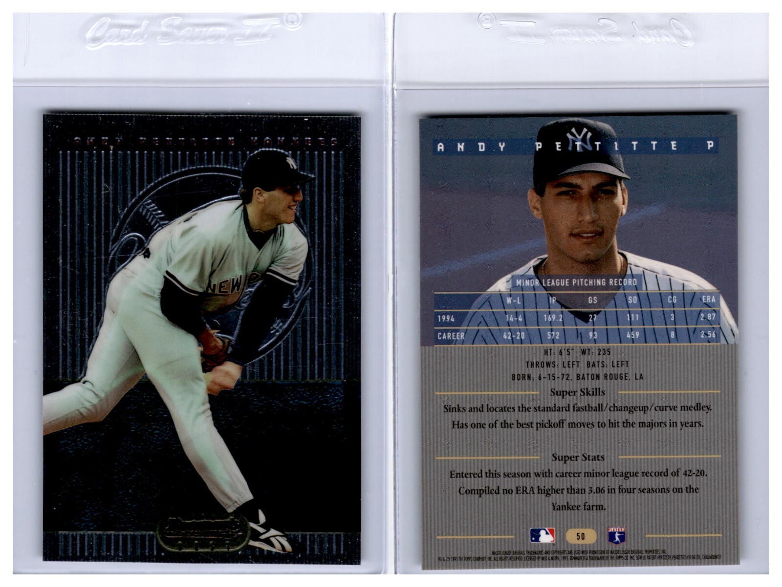 1995 Bowman's Best Andy Pettitte #50 New York Yankees | eBay