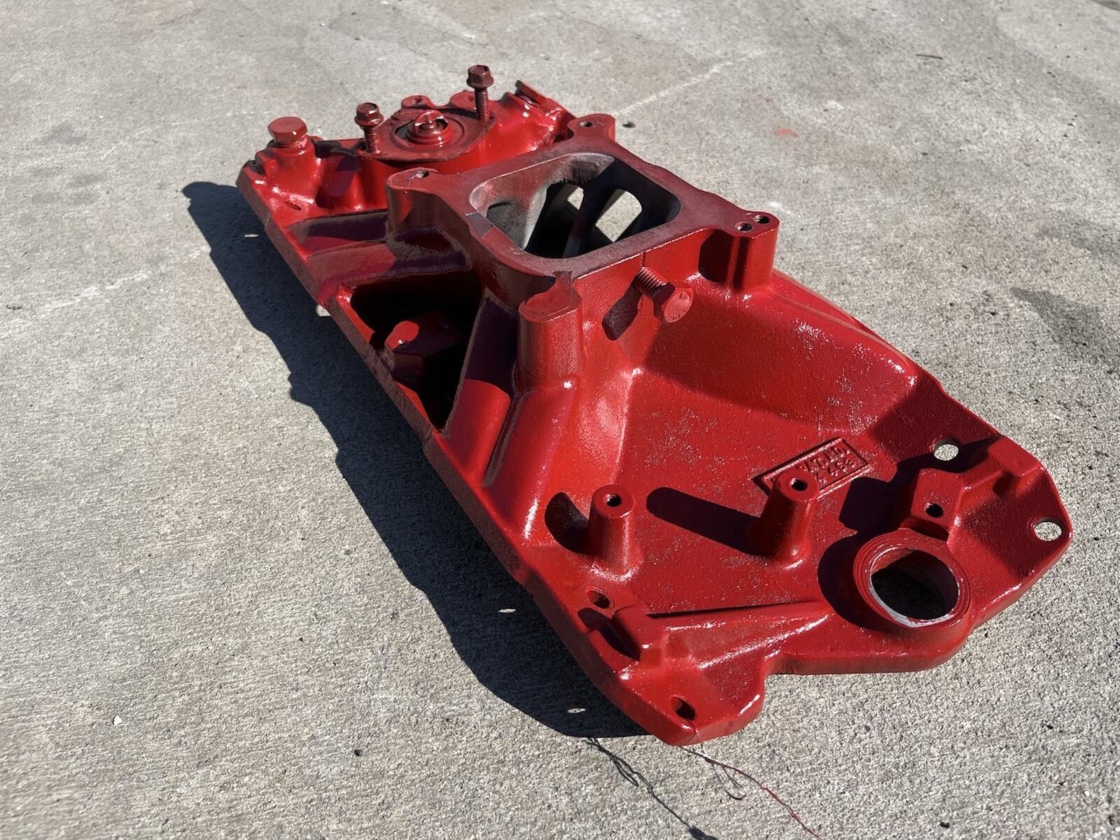 Edelbrock+2725+4bbl+Torker+Aluminum+Intake+Manifold+SBC+350+Chevy+28554 ...