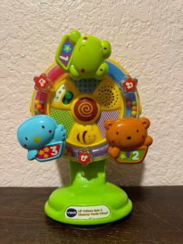Vtech Lil’ Critters Spin & Discover Ferris Wheel Suction Cup Music ...